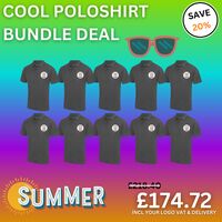 10 x Cool Polo Shirt Bundle - Design Stitch Workwear